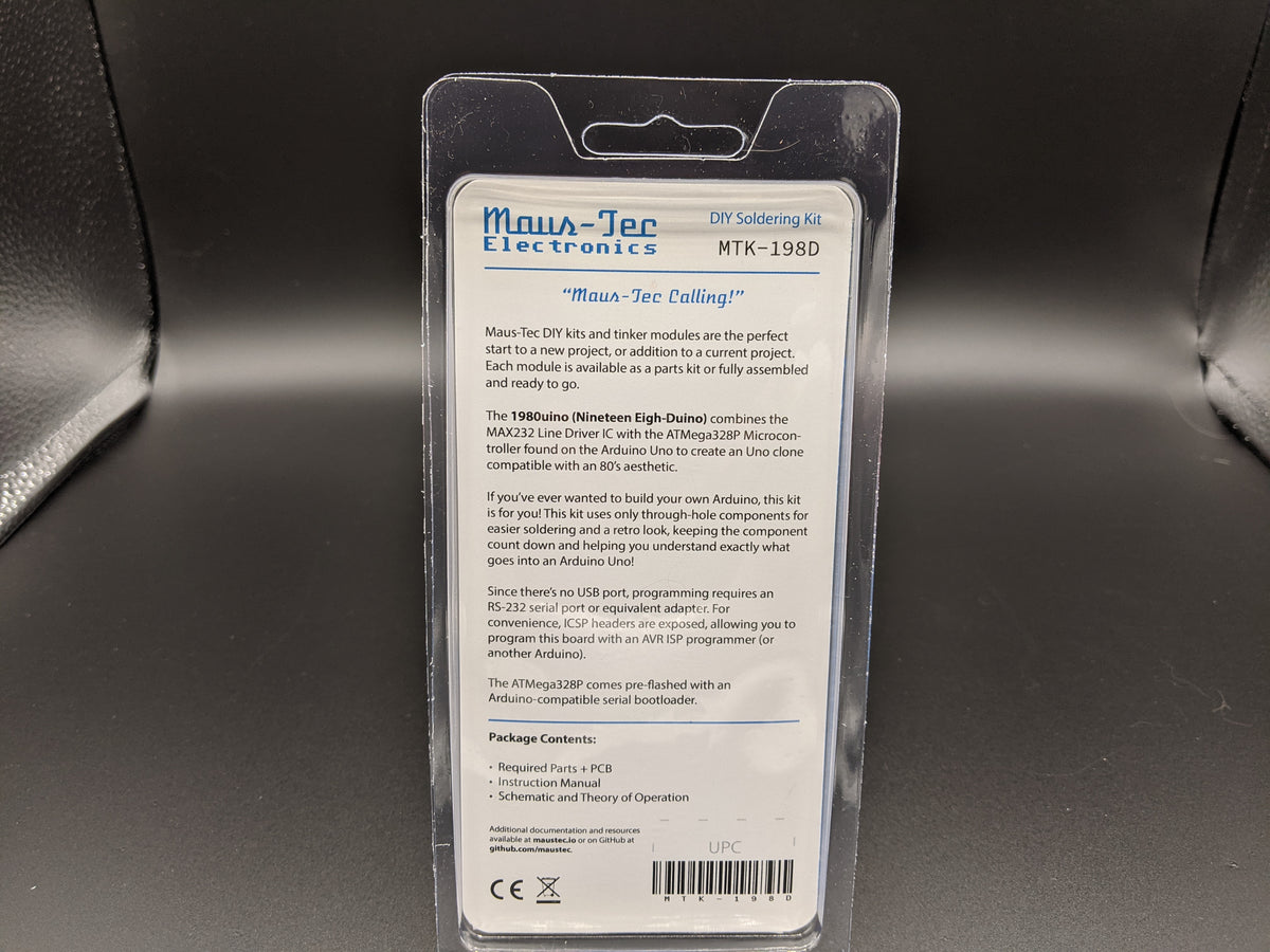 1980uino - DIY Arduino Uno Compatible Kit – Maus-Tec